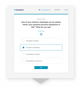 StandOut Assessment - TMBC - StandOut
