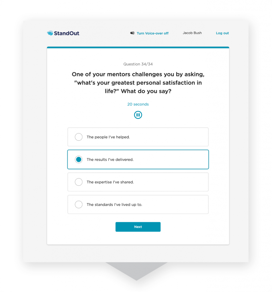 StandOut Assessment - TMBC - StandOut